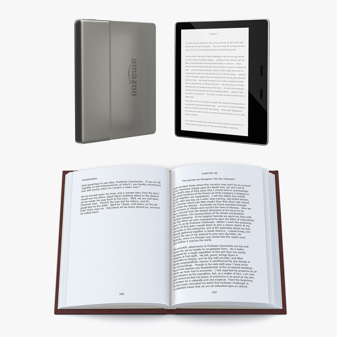 Paper book e-reader read 3D model - TurboSquid 1542969