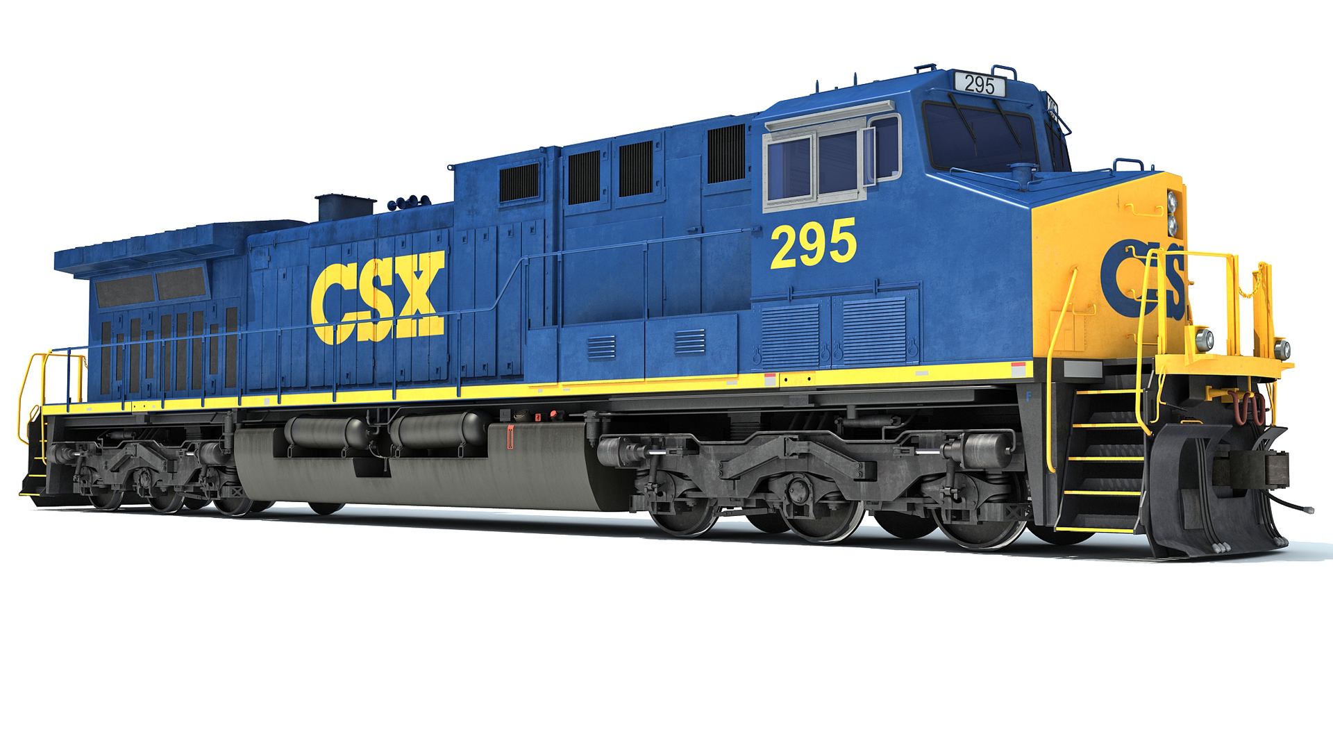 3D locomotive csx - TurboSquid 1543142