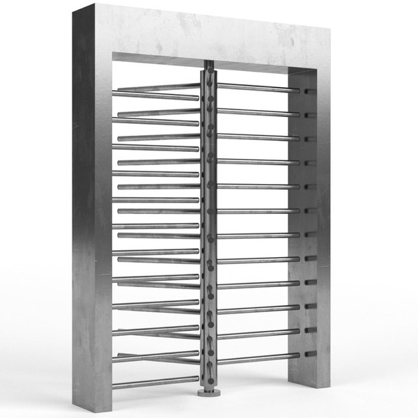 3D revolving gate - TurboSquid 1543176