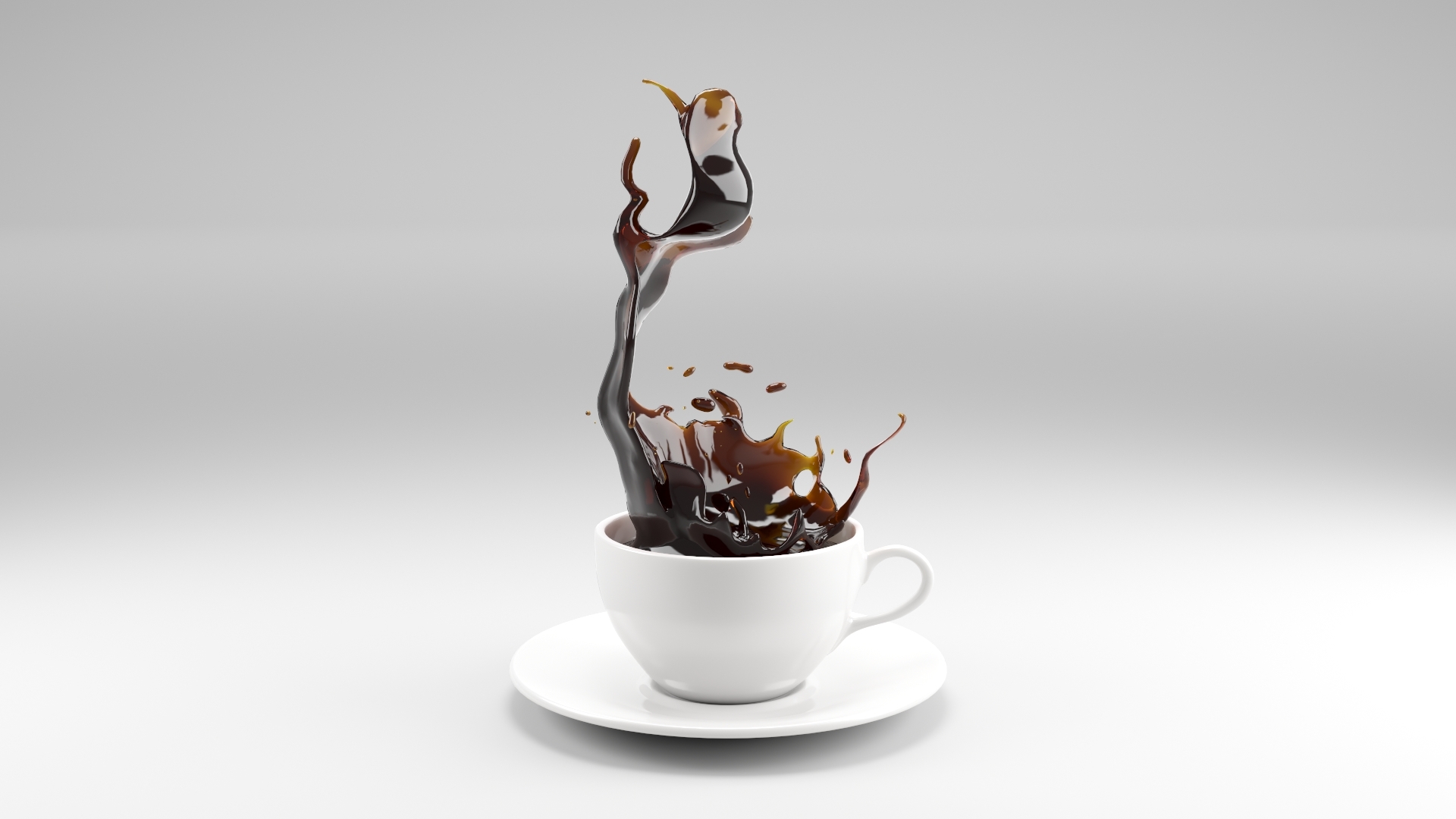 3D model coffee splash - TurboSquid 1543209