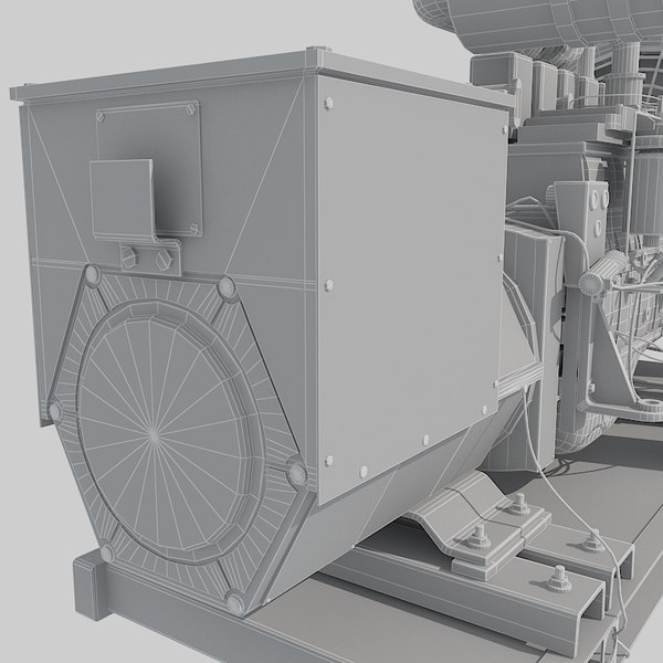 Power generator 3D model - TurboSquid 1543233