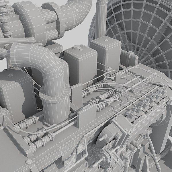 Power generator 3D model - TurboSquid 1543233