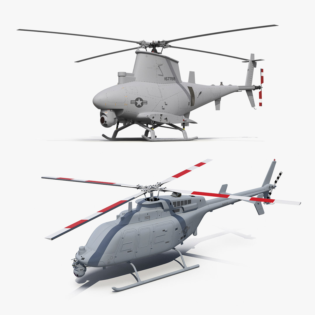 Northrop grumman unmanned helicopters 3D model - TurboSquid 1543306