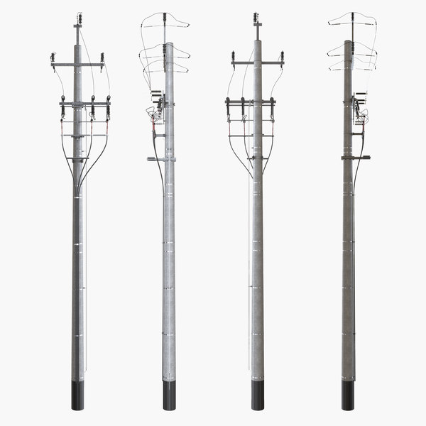 Utility Pole 3D Models for Download | TurboSquid