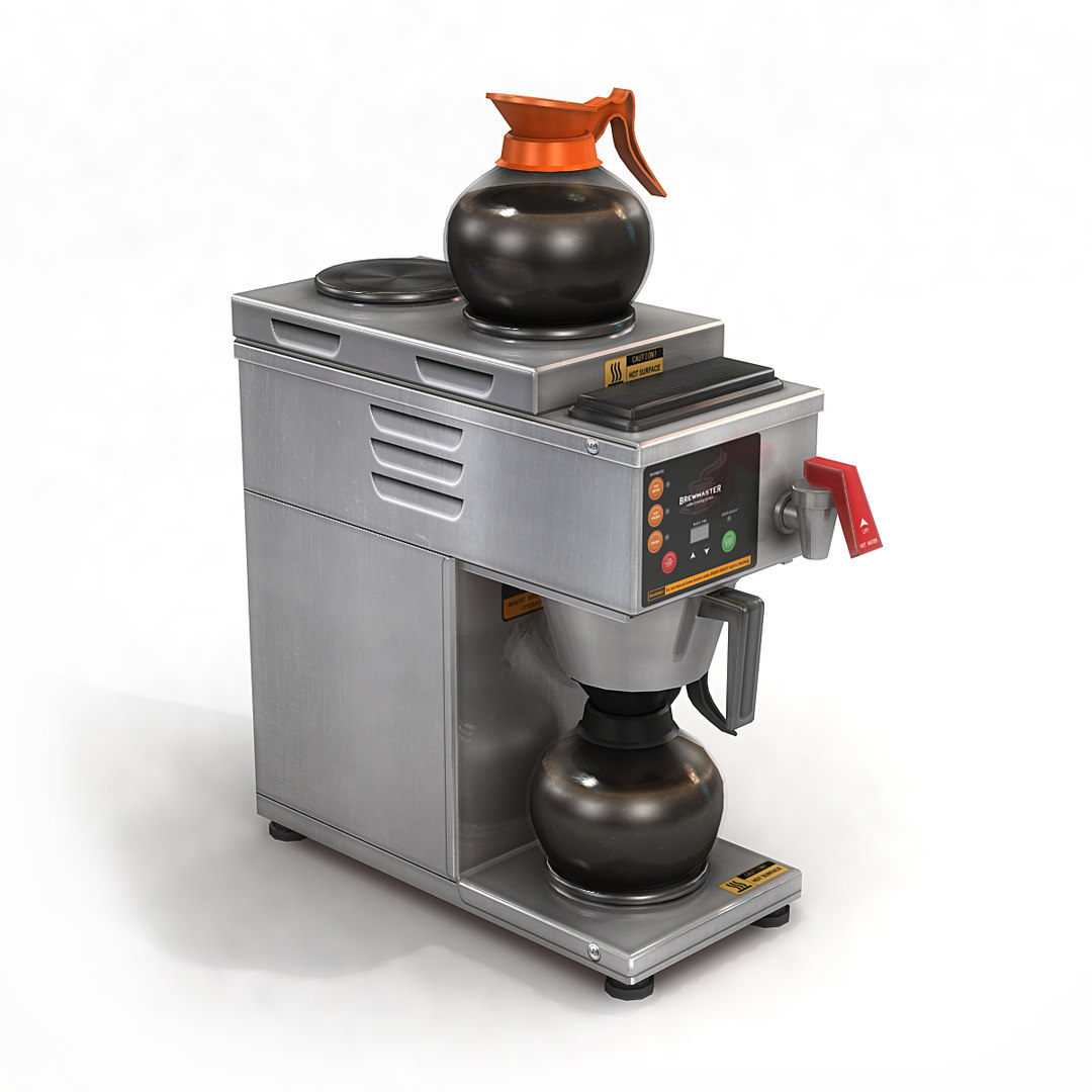 Commercial coffee maker 3D model - TurboSquid 1543358