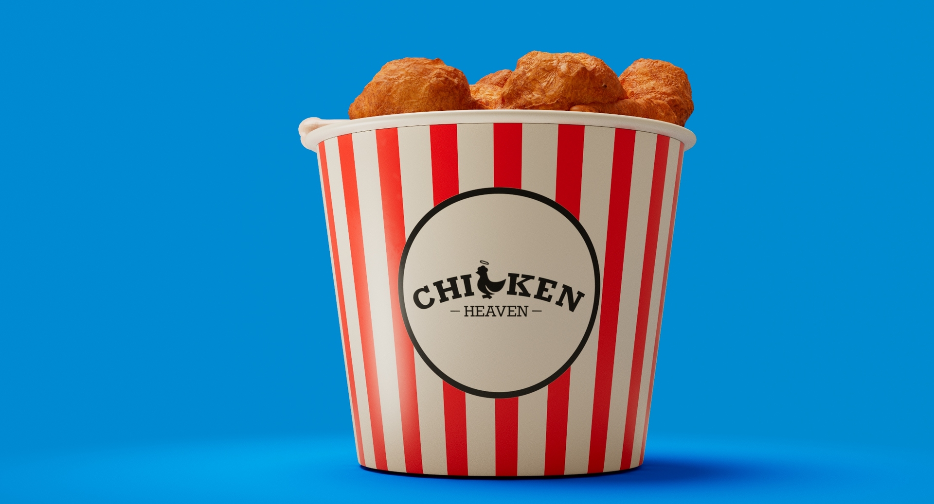 Cartoon chicken bucket model - TurboSquid 1543543