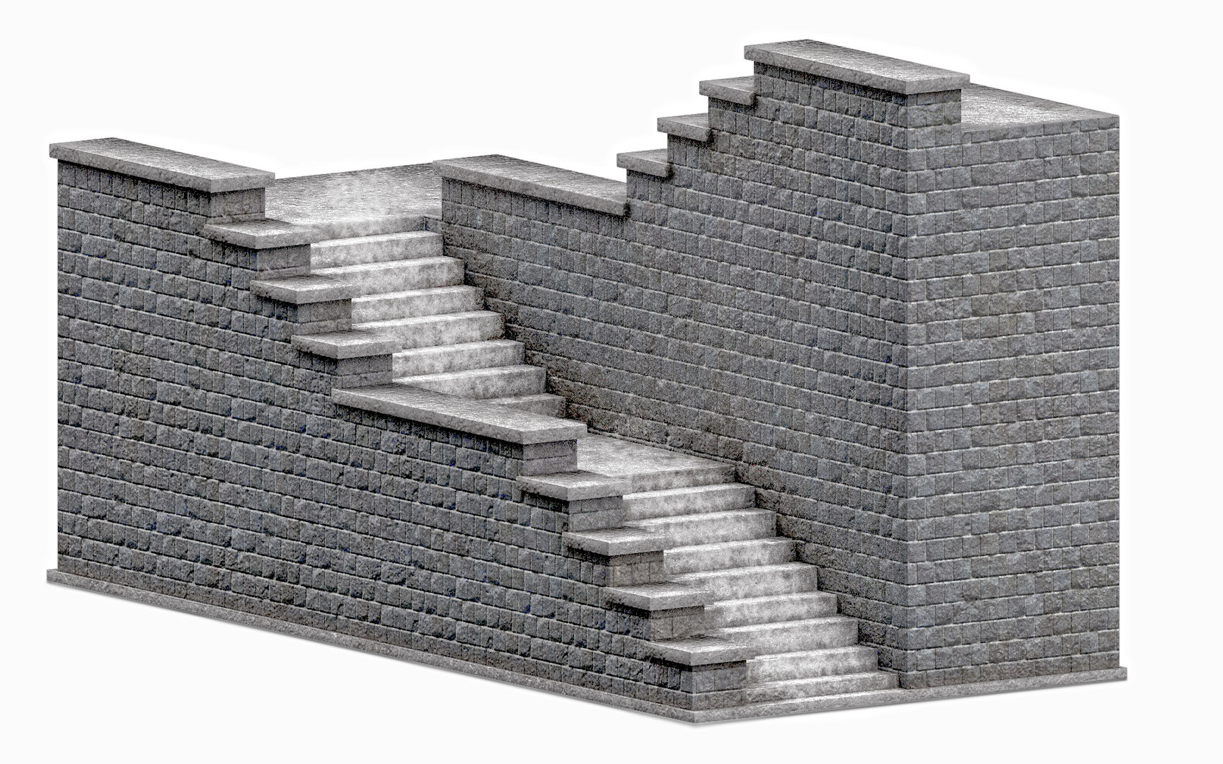 3D model stone stairs - TurboSquid 1543540