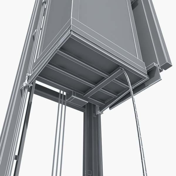 Elevator structure model - TurboSquid 1543509