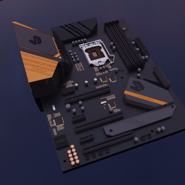 Motherboard 3D Models for Download | TurboSquid