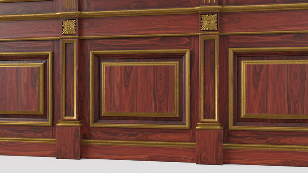 3D wooden panels wood wall model - TurboSquid 1543664