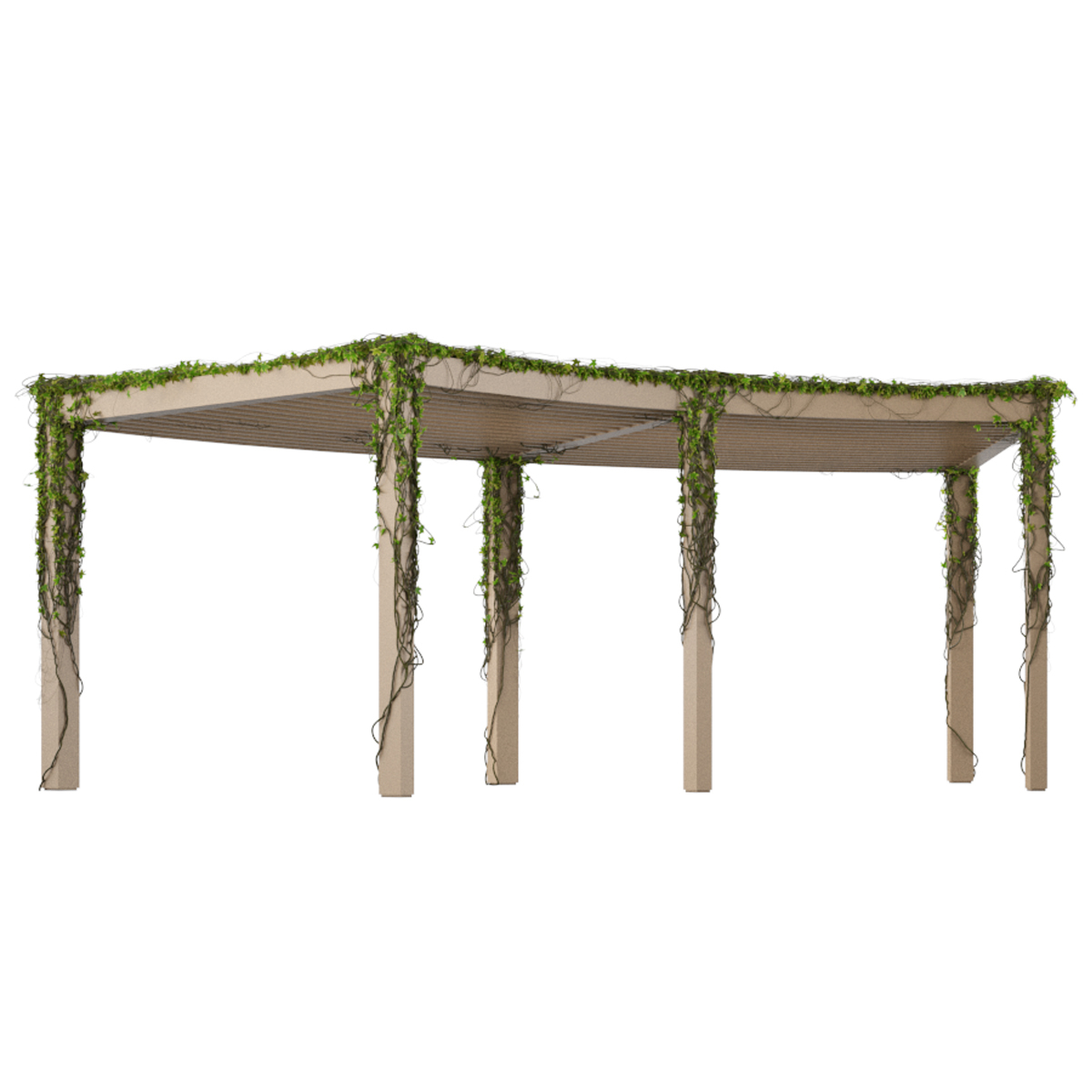 Garden arbor pergola ivy 3D model - TurboSquid 1543751