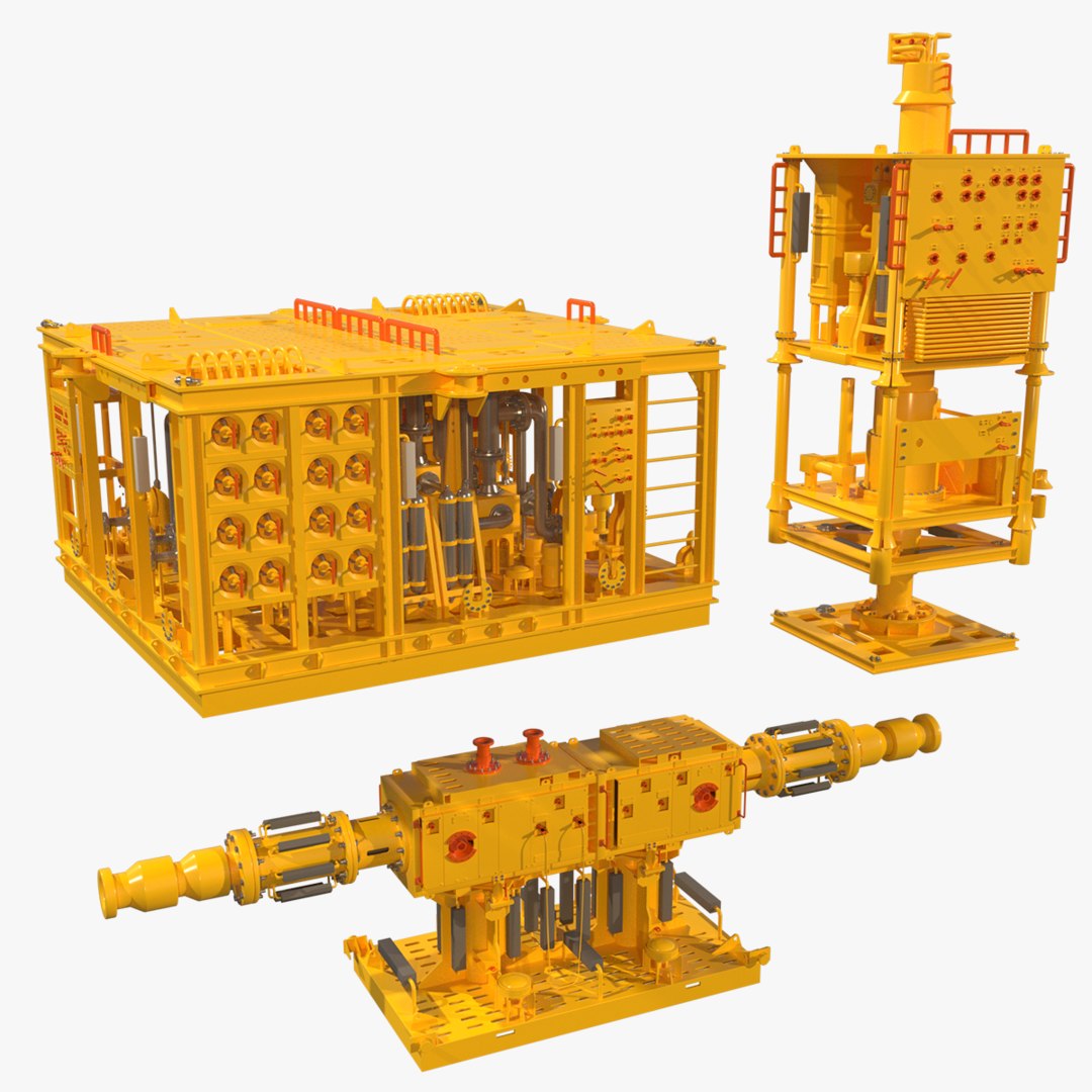 Subsea structures model - TurboSquid 1543836
