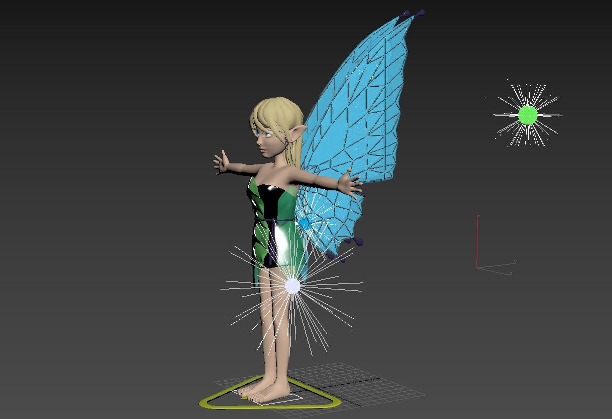 Fairy animation games 3D model - TurboSquid 1543843