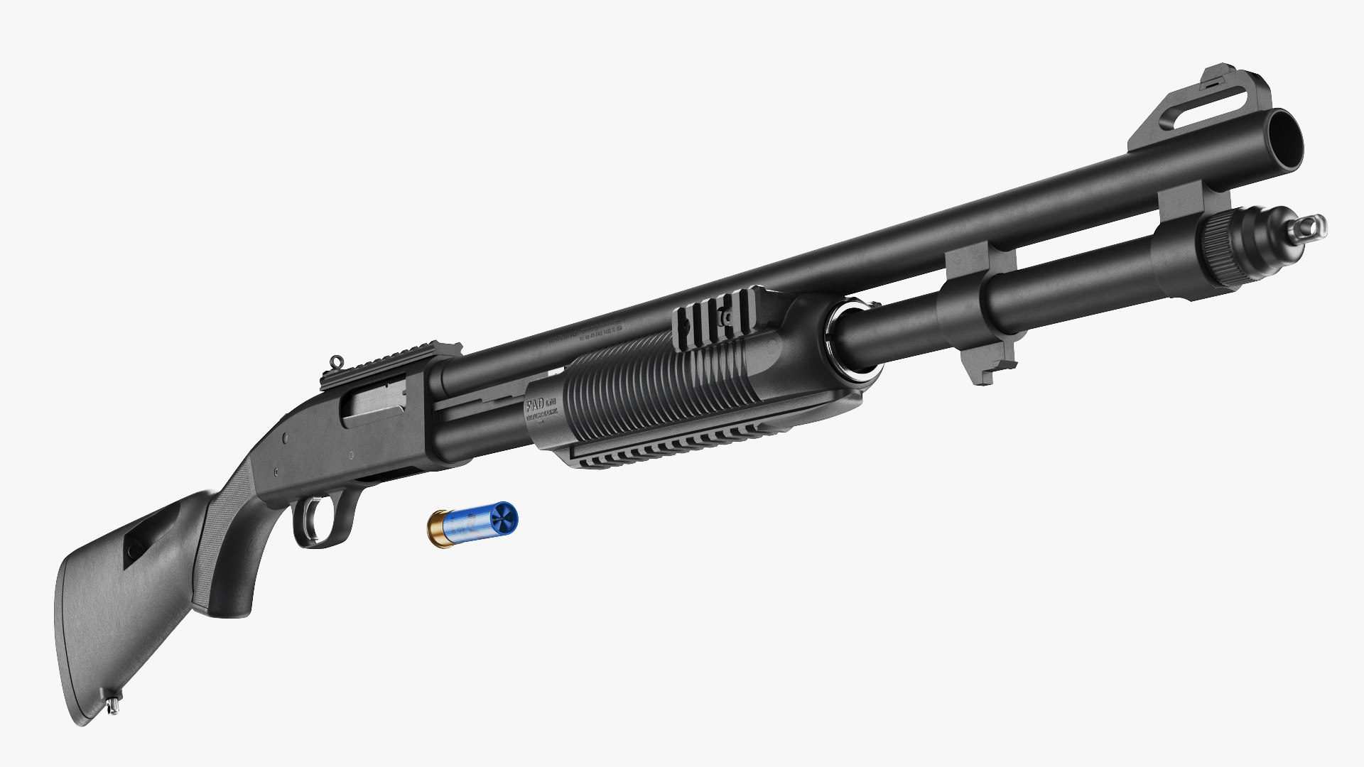 3D shotgun mossberg m590a1 - TurboSquid 1544072