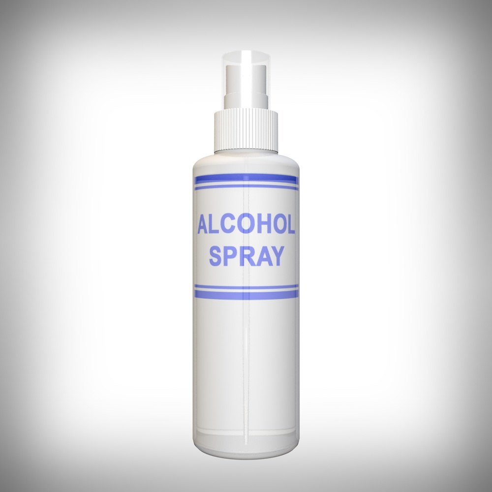 3D alcohol spray model - TurboSquid 1544039
