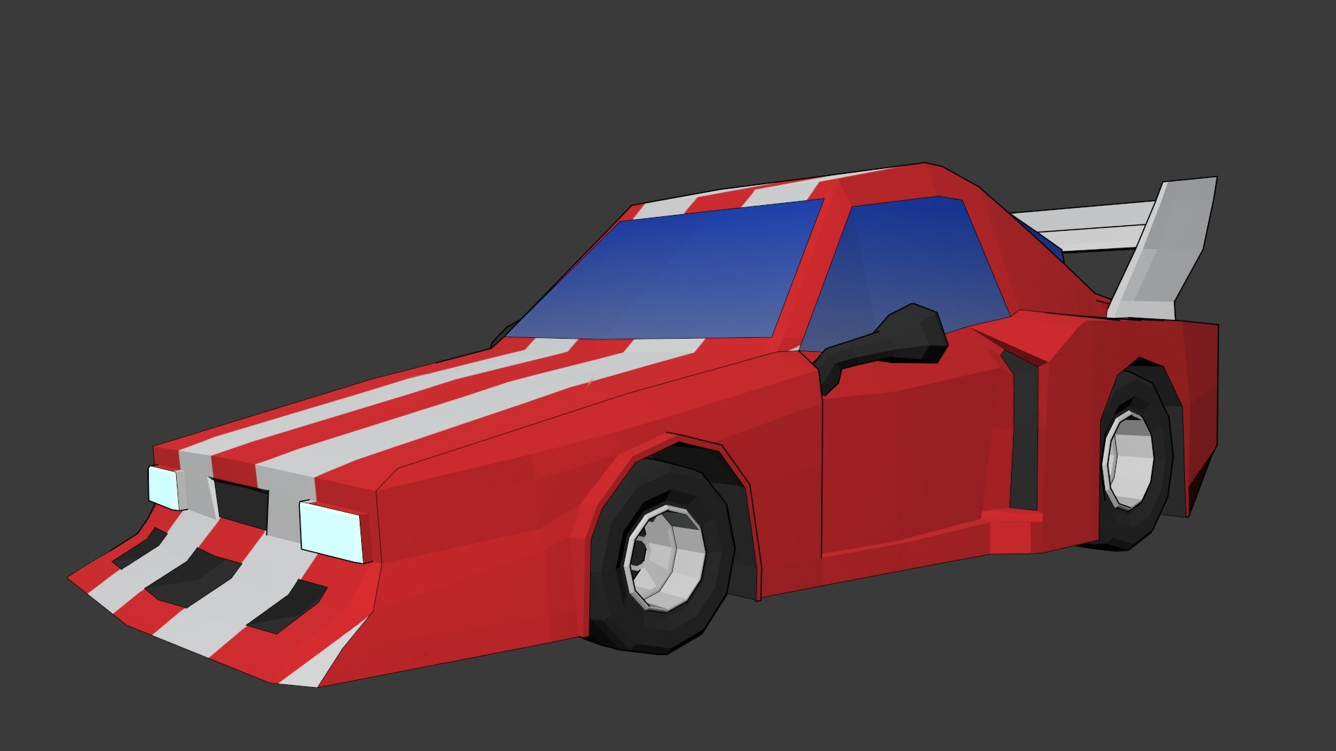 3D car low-poly model - TurboSquid 1544125