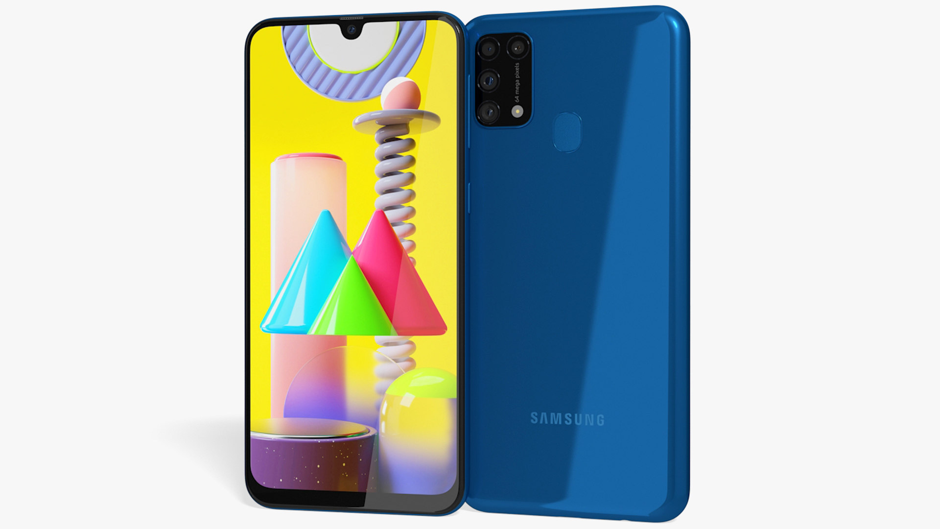 Samsung Galaxy M31 Blue 3D 모델 - TurboSquid 1544270