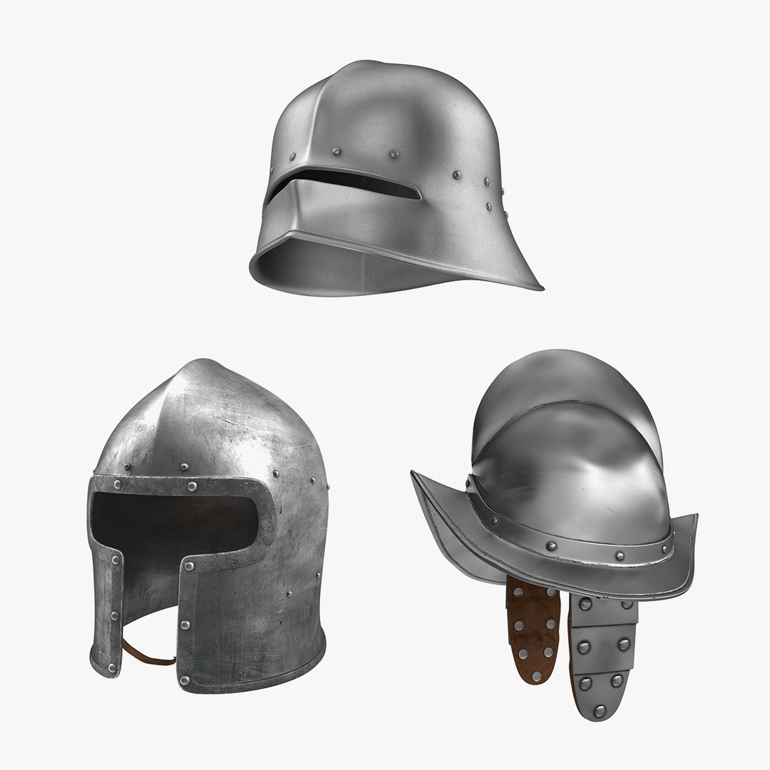 3D old italian helmets - TurboSquid 1544224