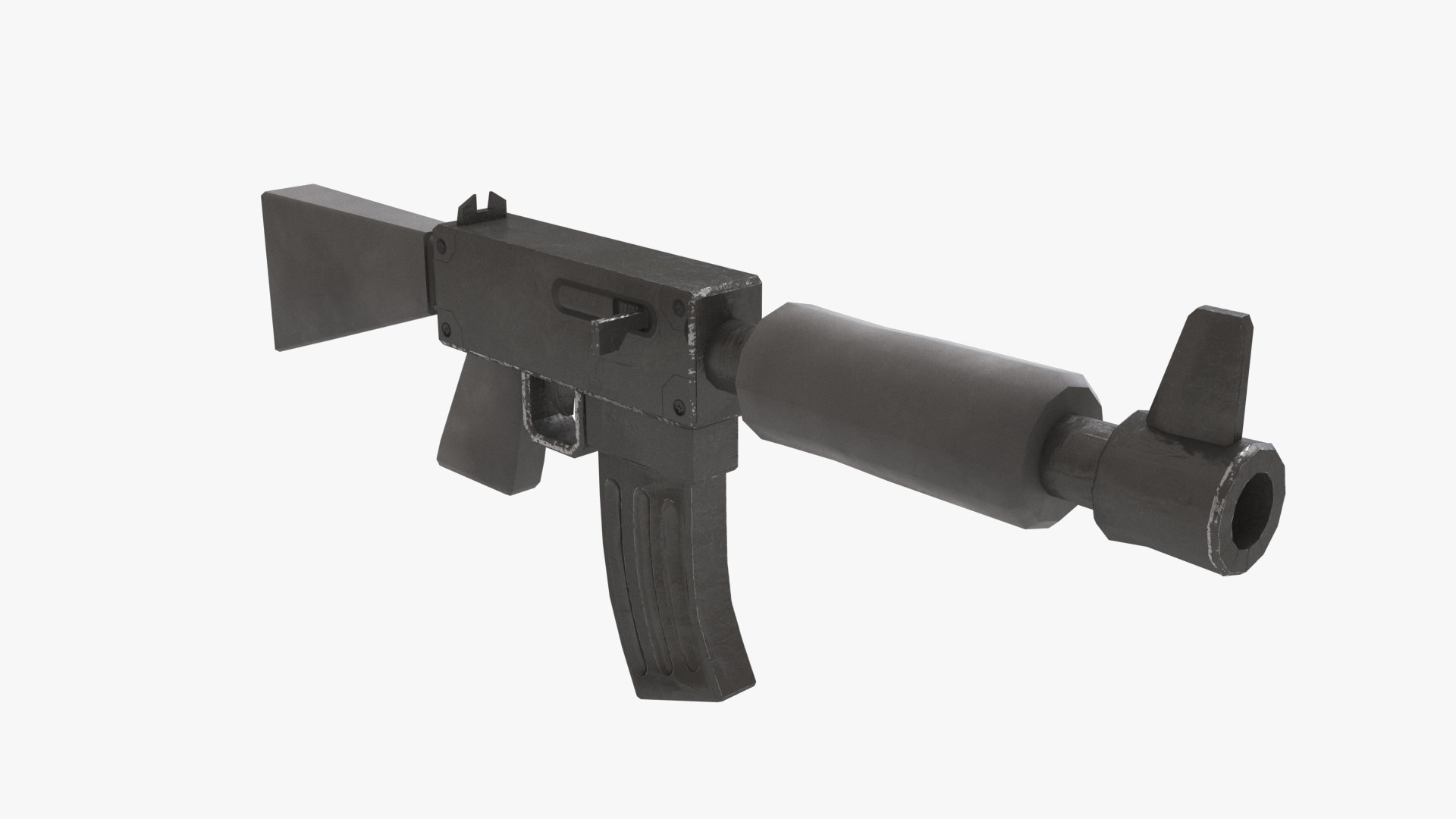 Weapon gun stylized 3D model - TurboSquid 1544177