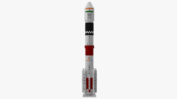 3D pslv rocket - TurboSquid 1544232