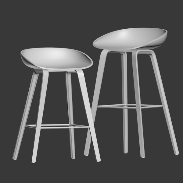 Hay aas 32 bar stool model - TurboSquid 1544278