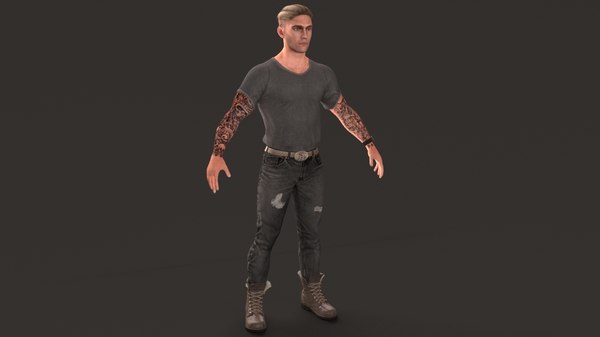 3D model rigged special agent 4k - TurboSquid 1542746