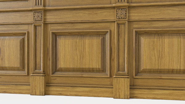 Wooden panels wood wall 3D model - TurboSquid 1544337