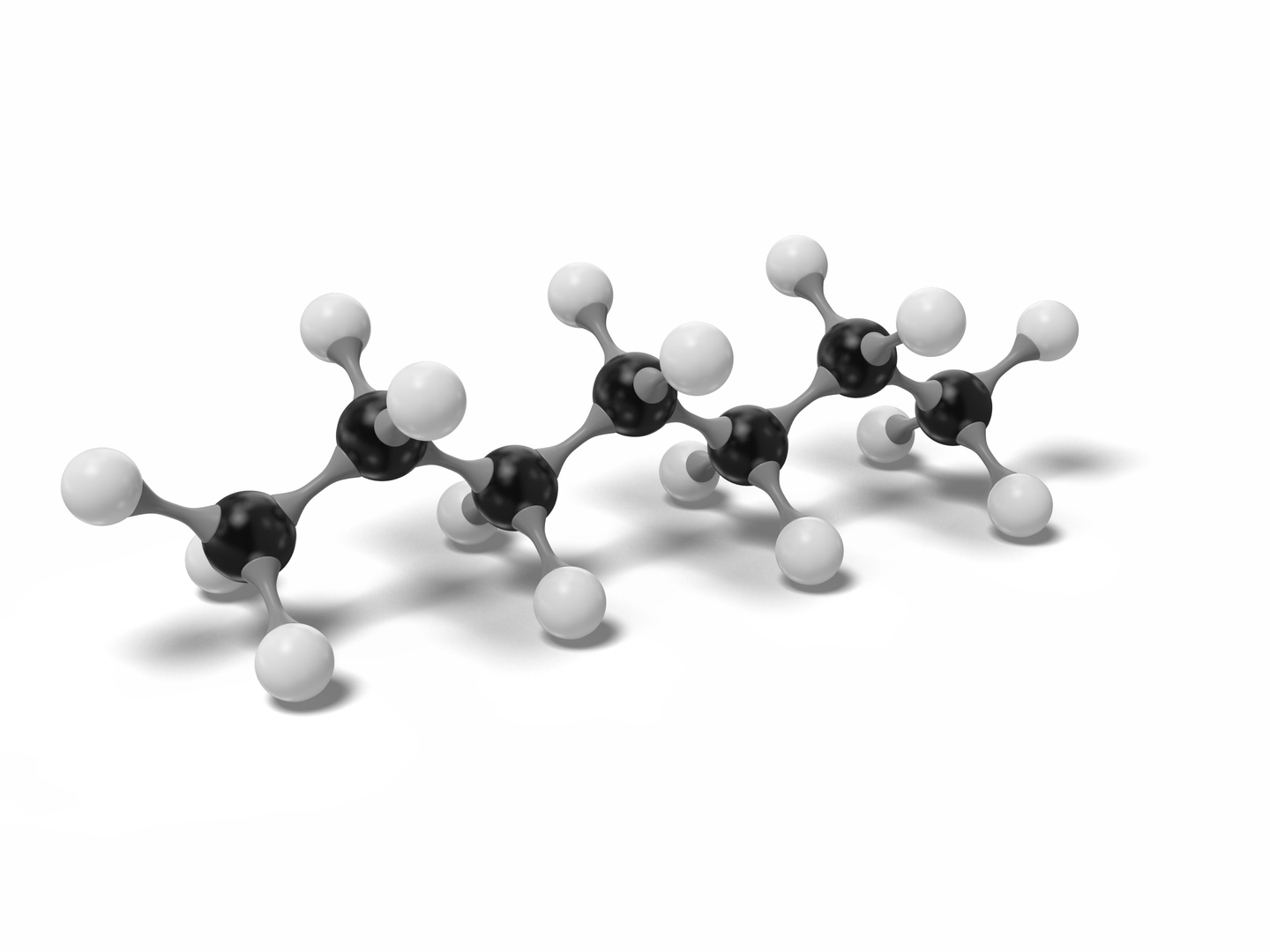 Modelo 3D Heptano Molecular C7H16 Modelo 3D - TurboSquid 1540931