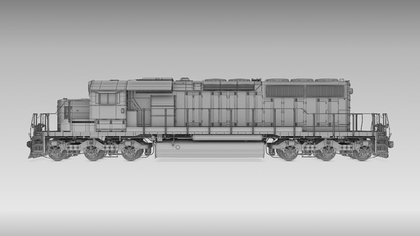 3D model locomotive sd40-2 cn sd40 - TurboSquid 1544766