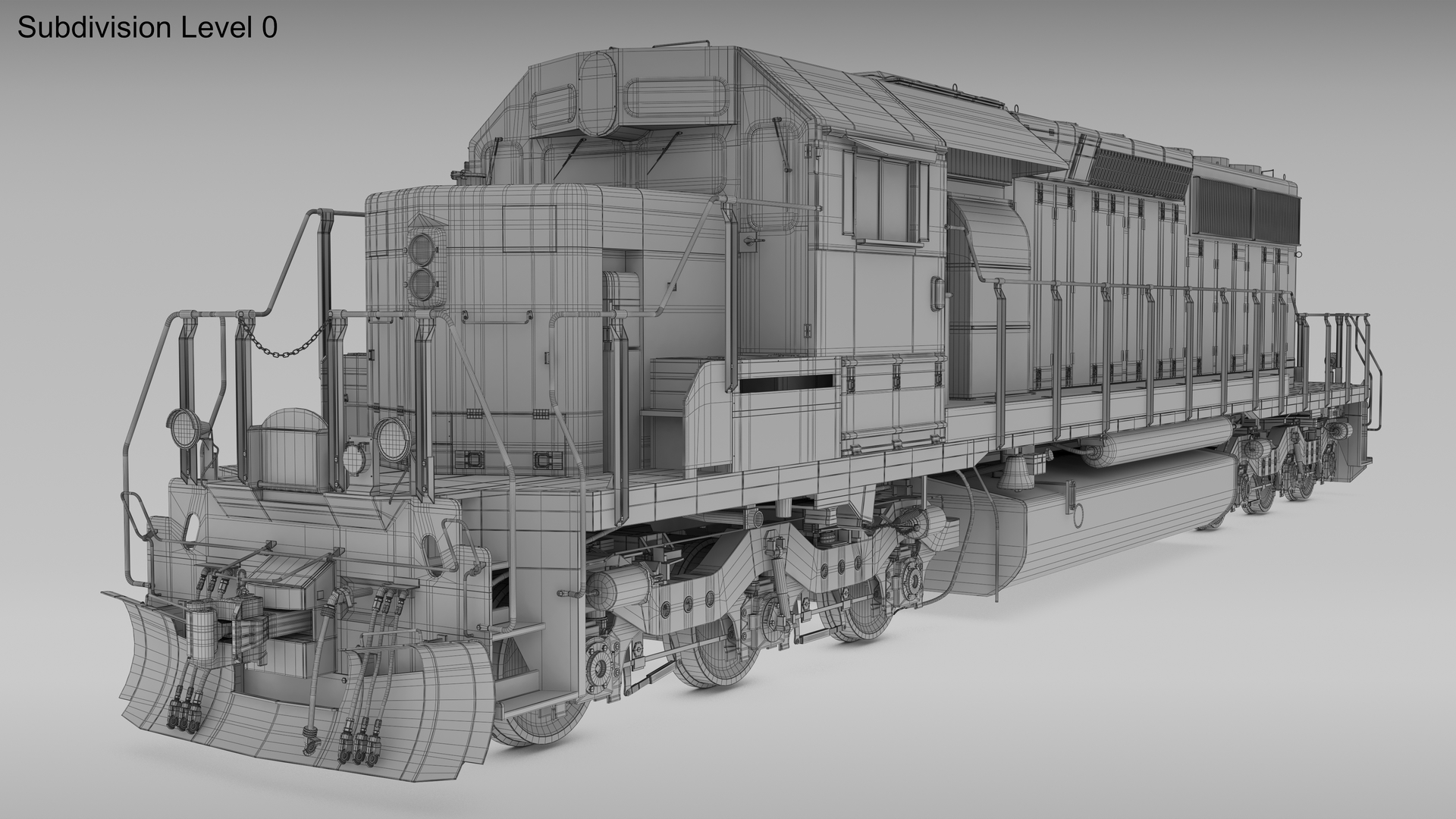 3D model locomotive sd40-2 cn sd40 - TurboSquid 1544766