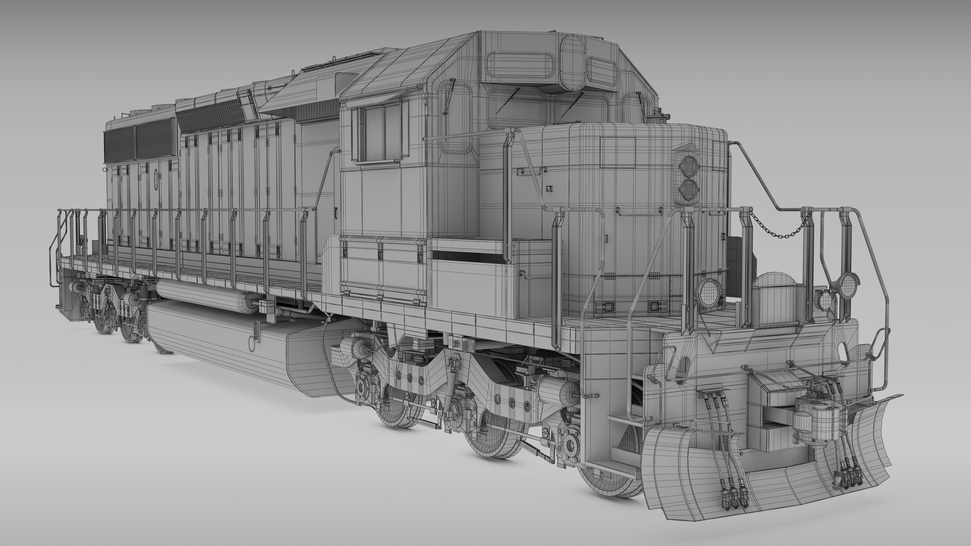 3D model locomotive sd40-2 cn sd40 - TurboSquid 1544766