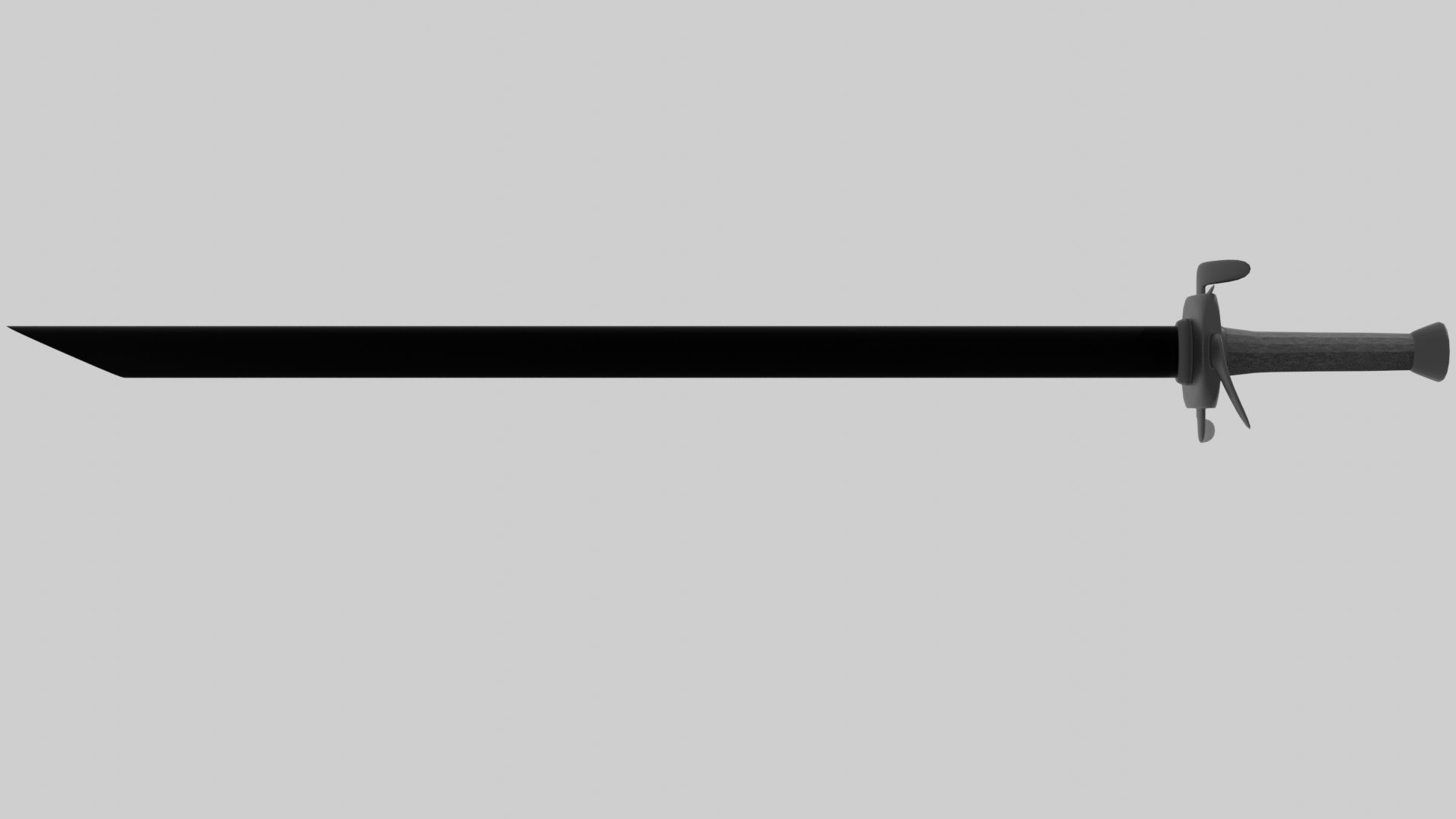 Black sword 3D model - TurboSquid 1544438