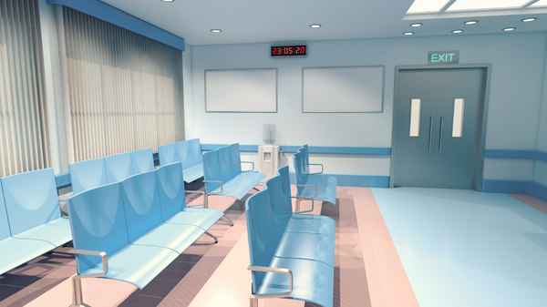 3D waiting room - TurboSquid 1179052