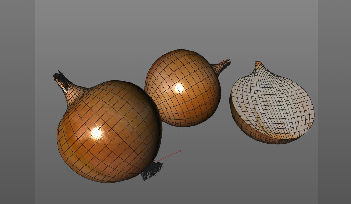 3D onion model - TurboSquid 1544553