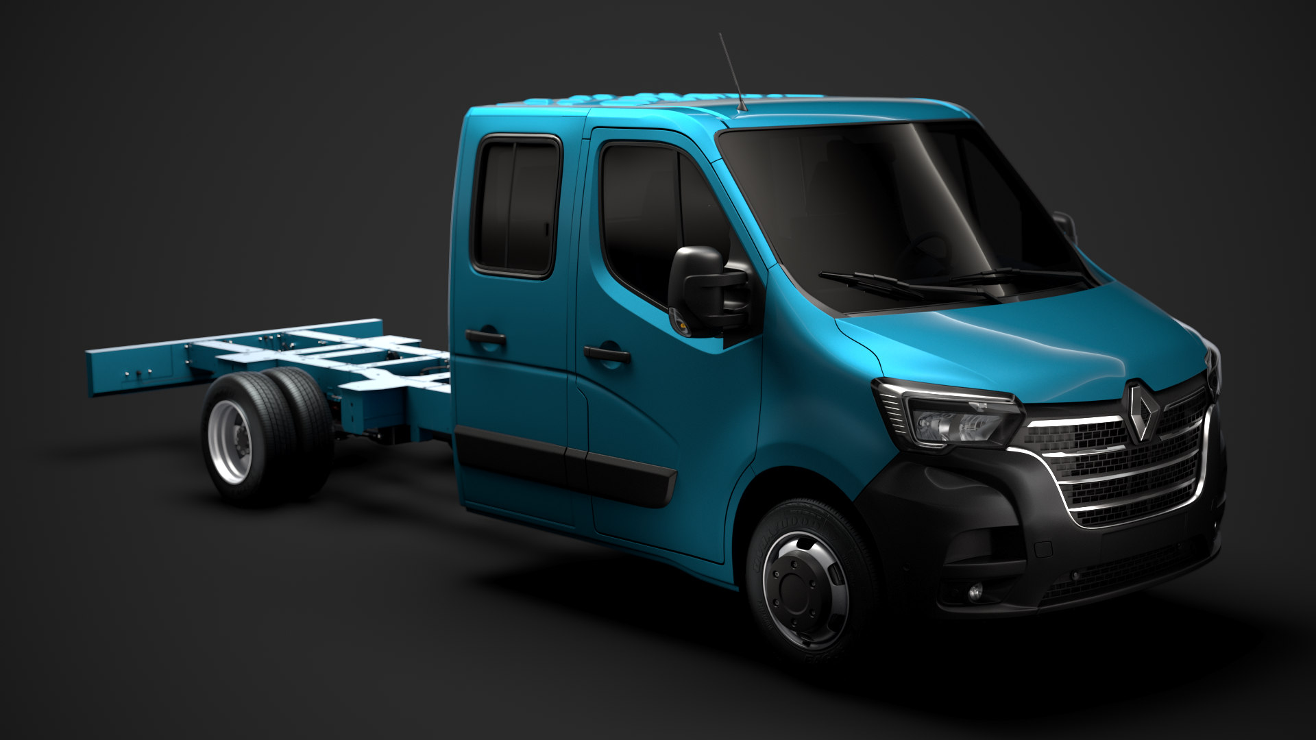 Renault master crewcab dw 3D model - TurboSquid 1544584