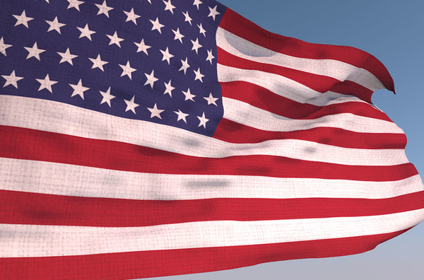 Bandeira animada dos EUA - Bandera de Estados Unidos Modelo 3D ...