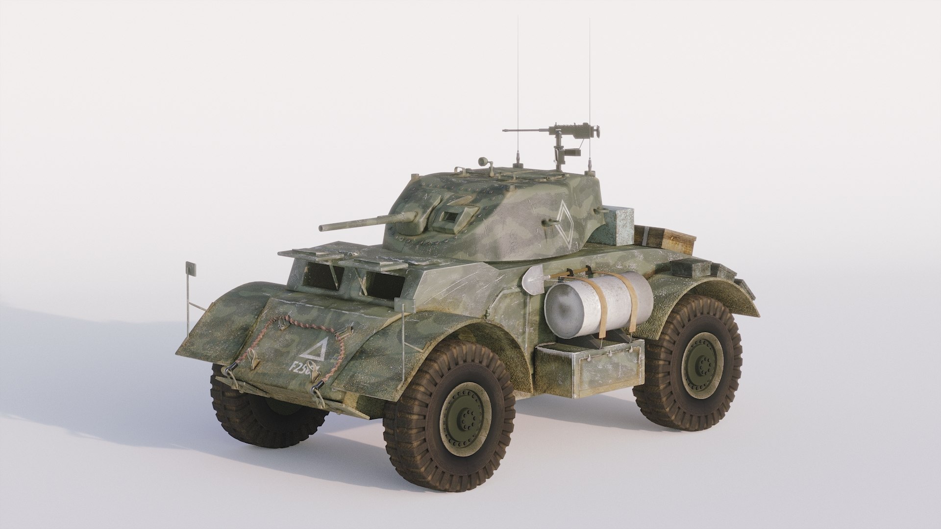 modelo 3d Tanque Staghound T17 - TurboSquid 1544644