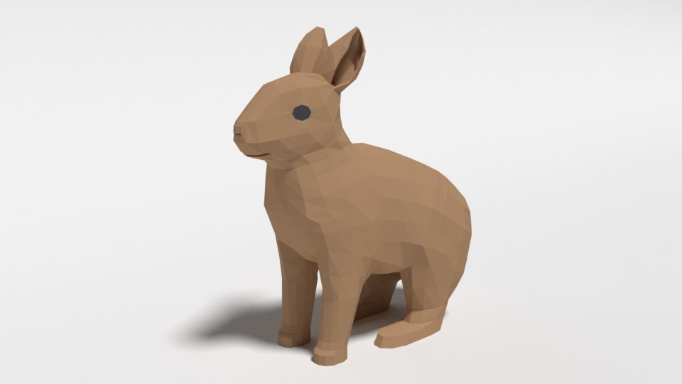 Rabbit quads blender model - TurboSquid 1544629