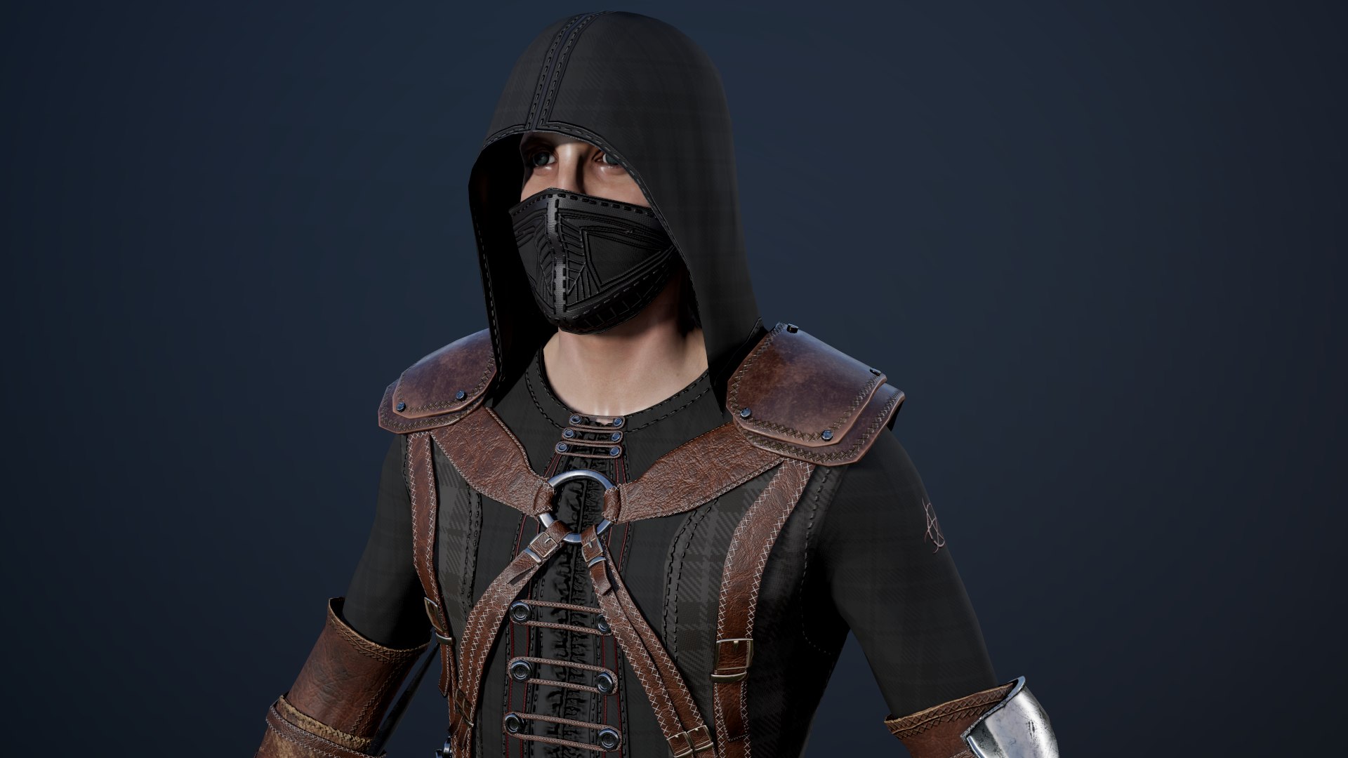 Character assassin secretive 3D model - TurboSquid 1544638