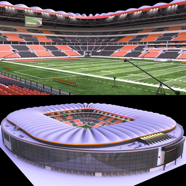 American Football Stadium 3D Models for Download | TurboSquid