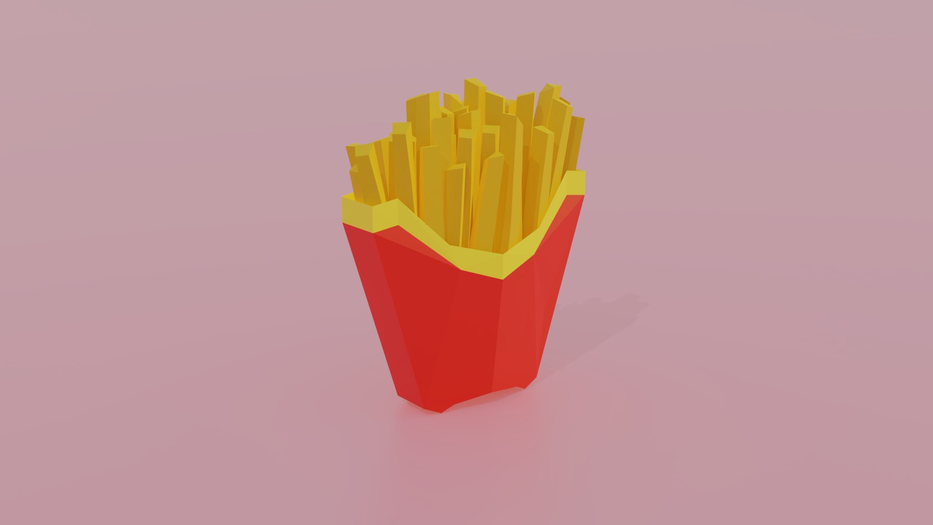 French fries 3D model - TurboSquid 1544714