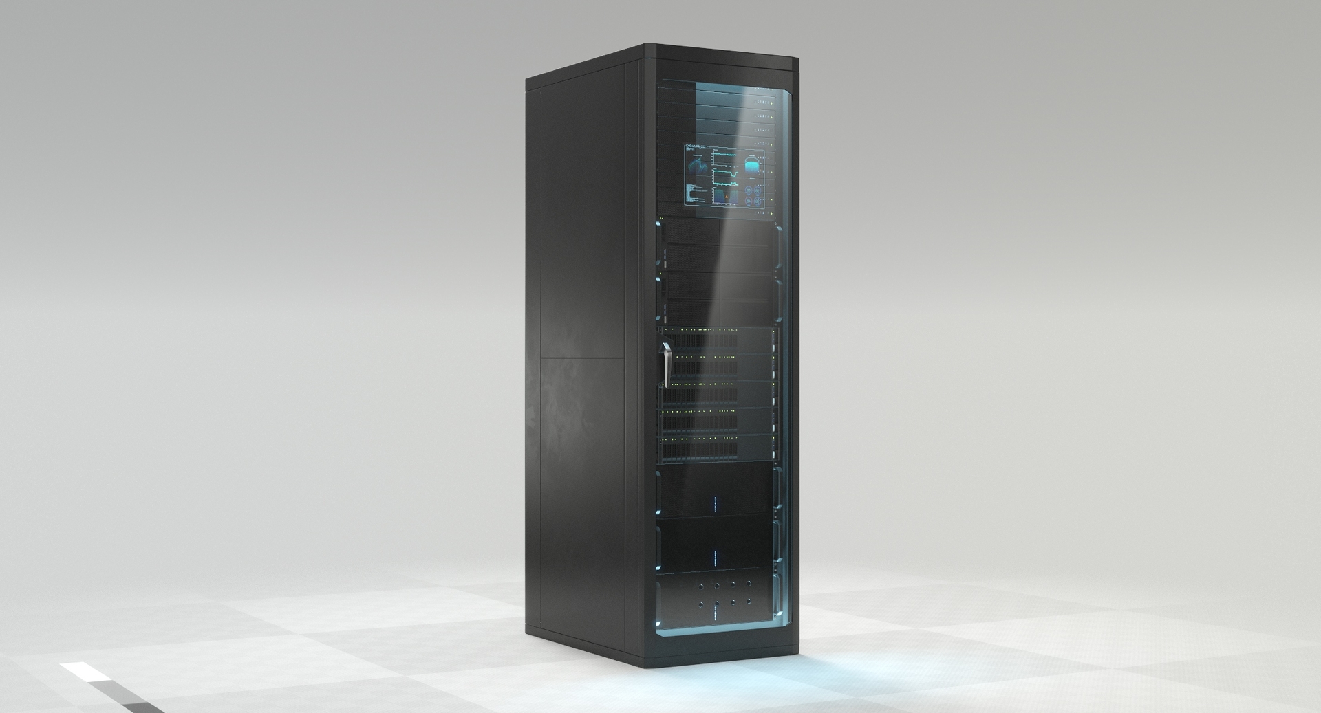 Server cabinet 3D model - TurboSquid 1544944