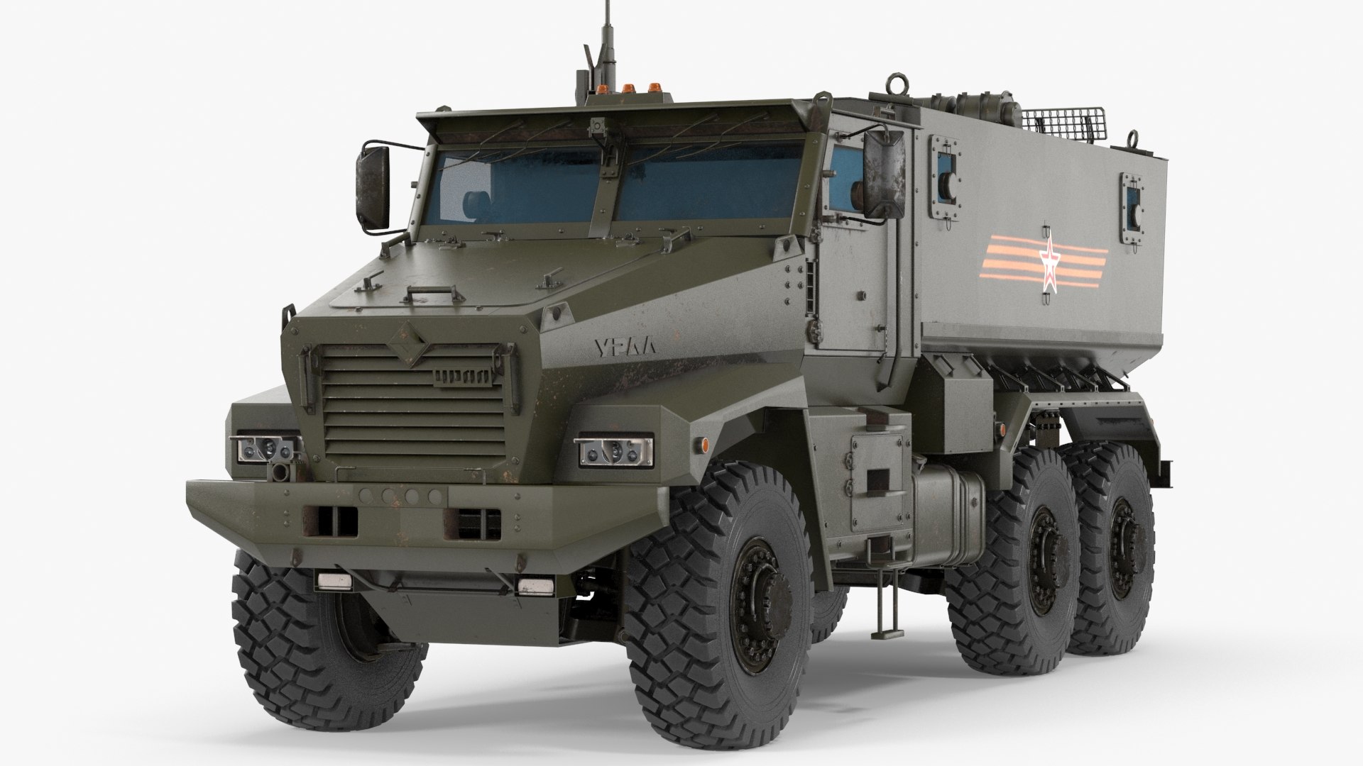 3D ural-63095 typhoon-u typhoon ural model - TurboSquid 1544948