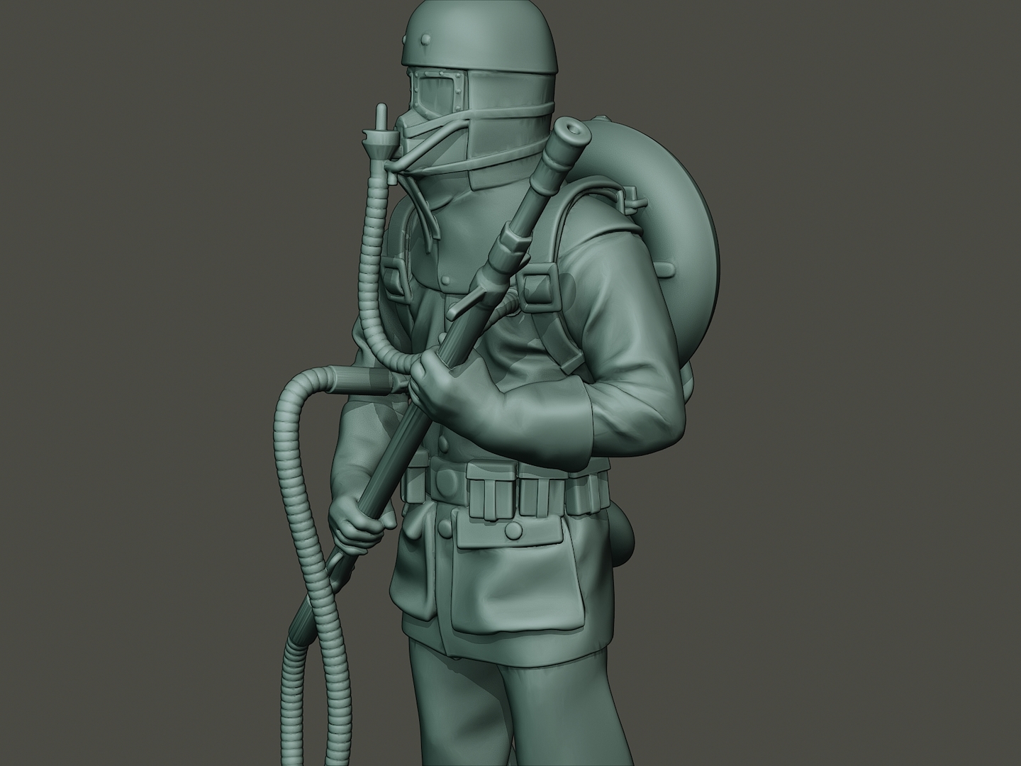 Niemiecki żołnierz ww1 stoisko G5 Model 3D - TurboSquid 1544947