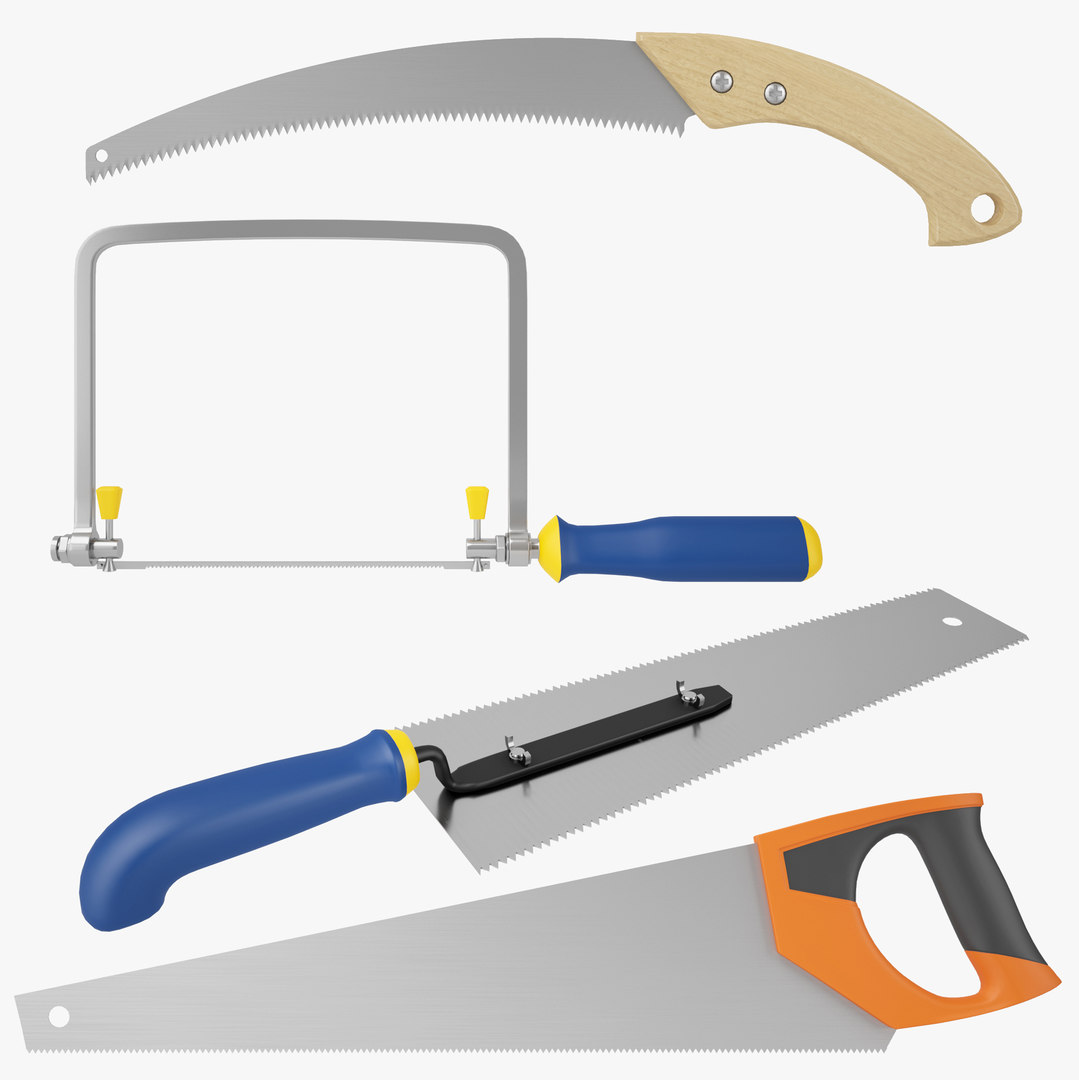 Saws set 3D model - TurboSquid 1544951