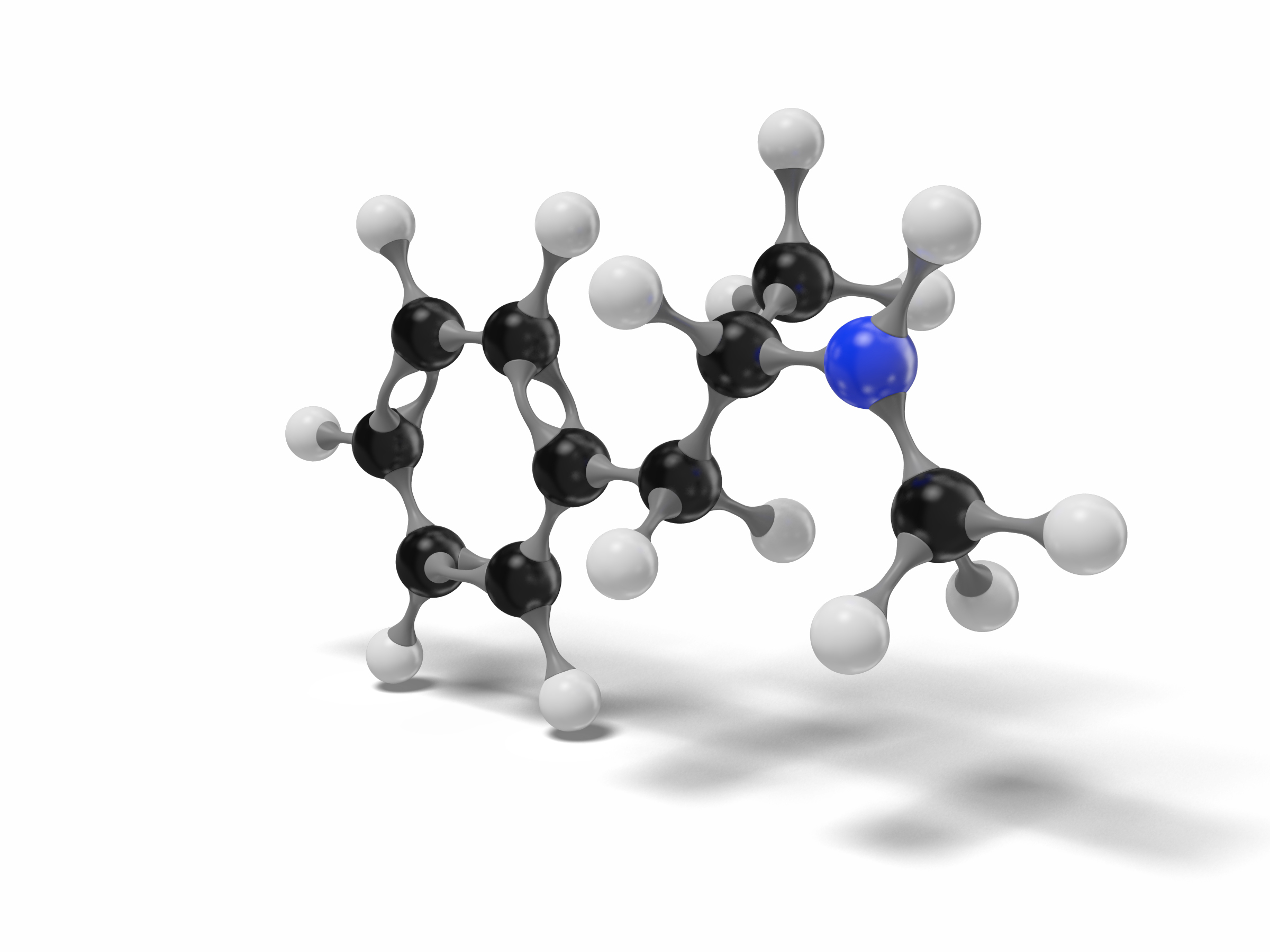 Modelo 3D Metanfetamina Molecular C10H15N Modelo 3D - TurboSquid 1544985