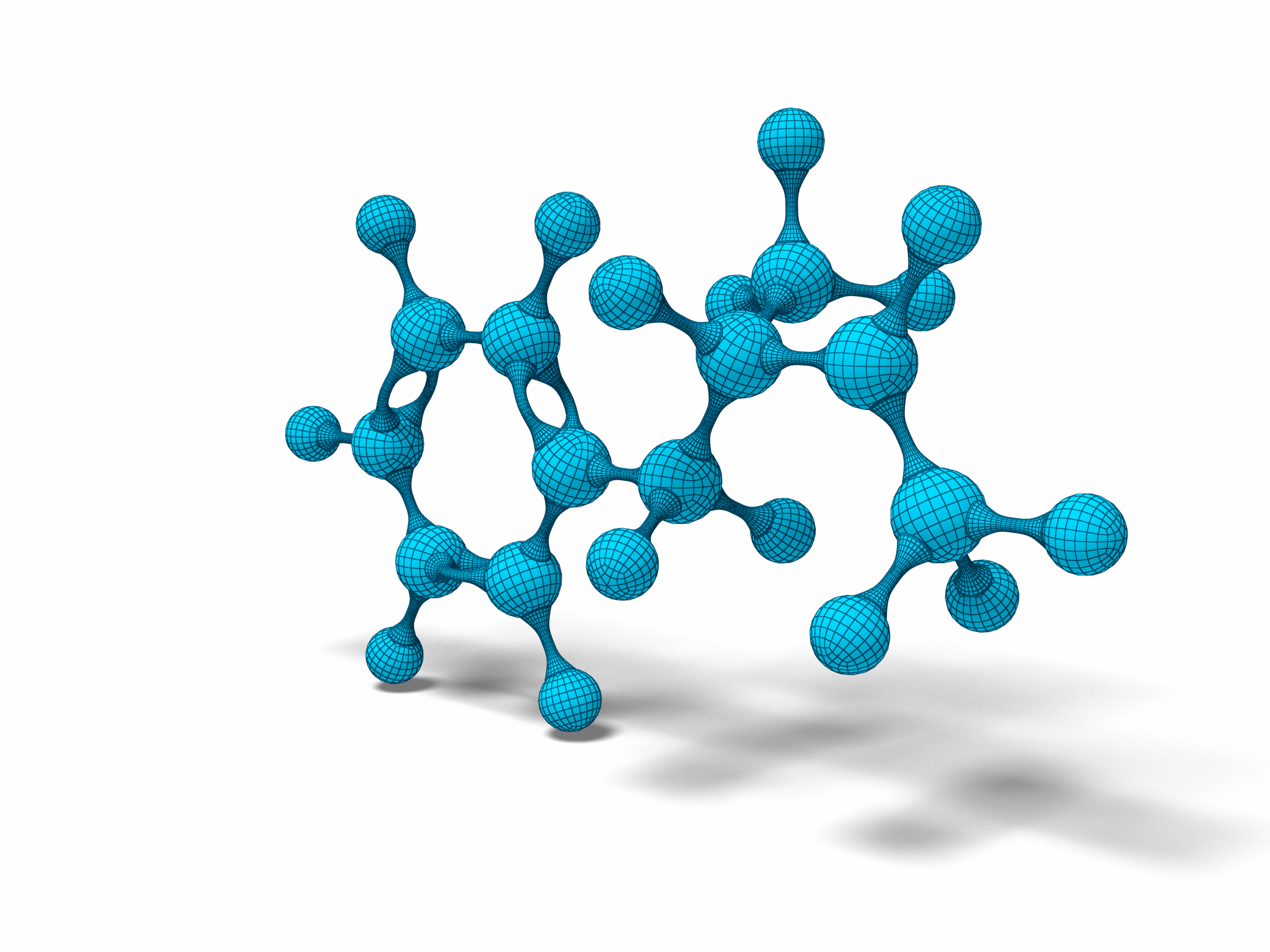 modelo 3d 3D Methamphetamine Molecular model C10H15N - TurboSquid 1544985