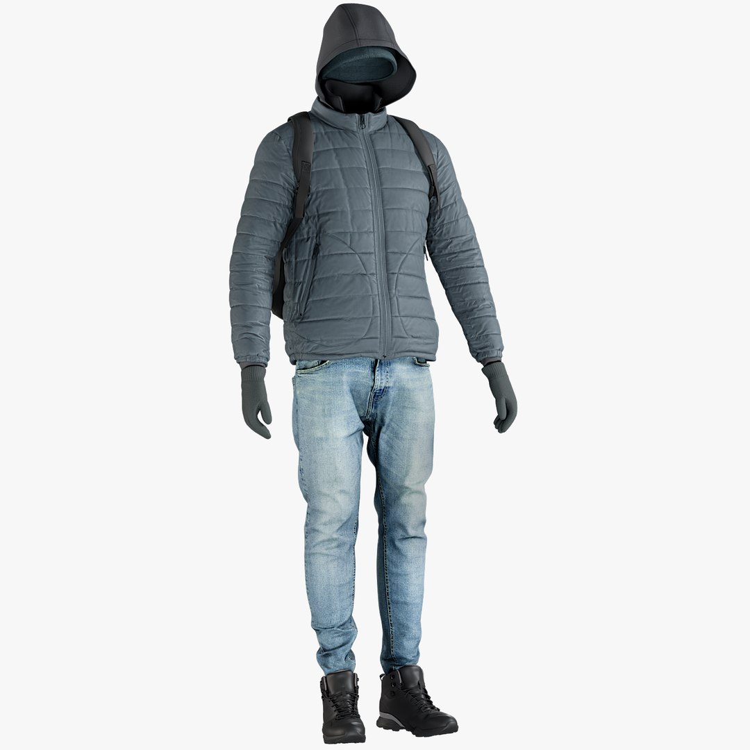 Realistic men s jacket 3D model - TurboSquid 1545006