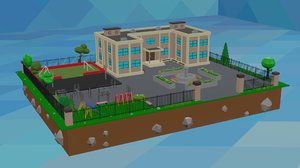 Blender School Models | TurboSquid