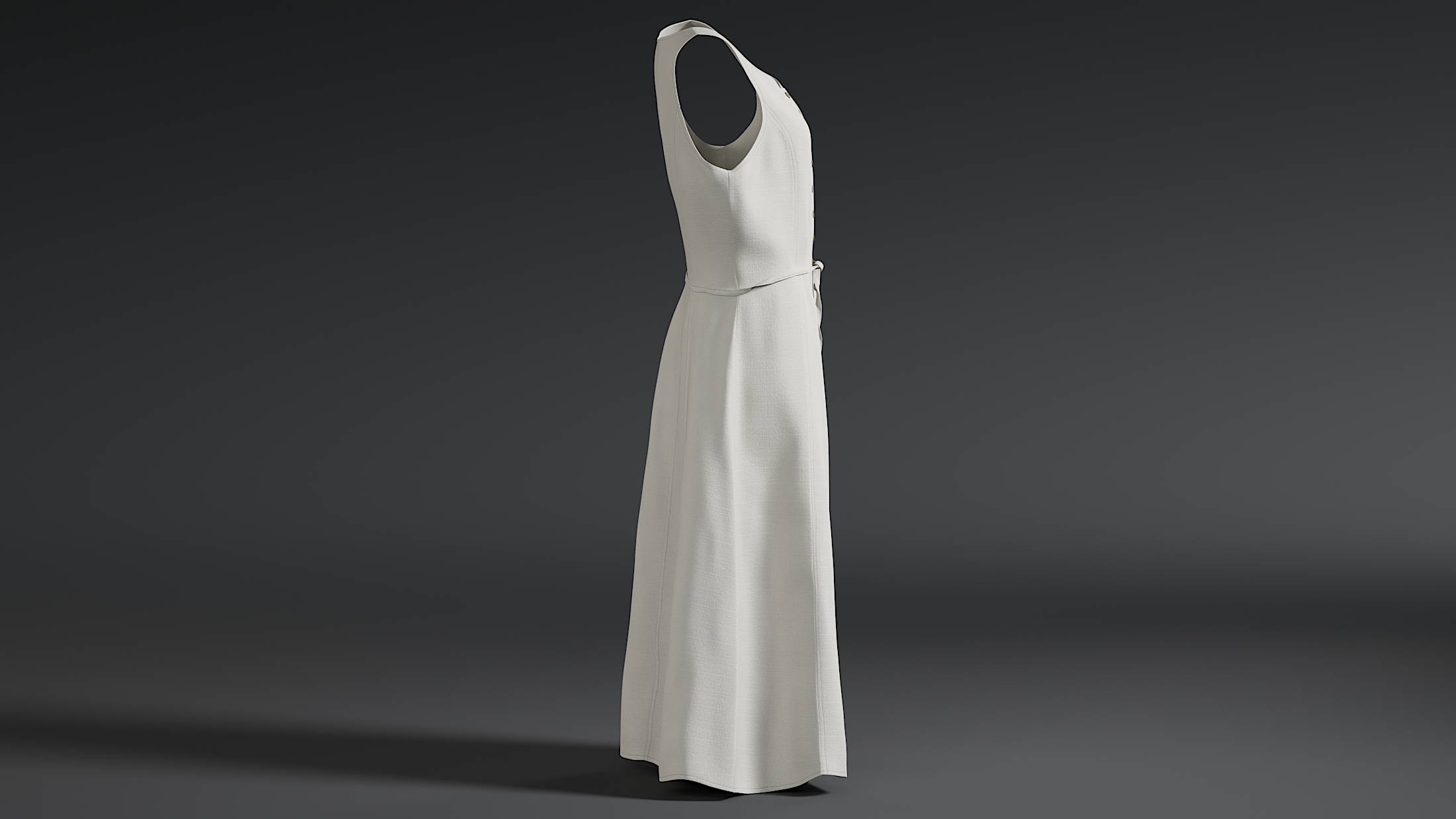 Realistic dress women s 3D model - TurboSquid 1545205